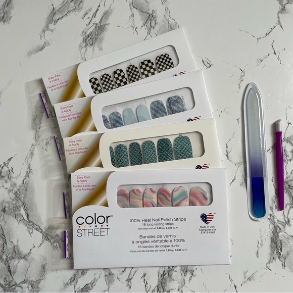 Color Street | Makeup | Retired Color Street Dry Nail Polish Bundle ...